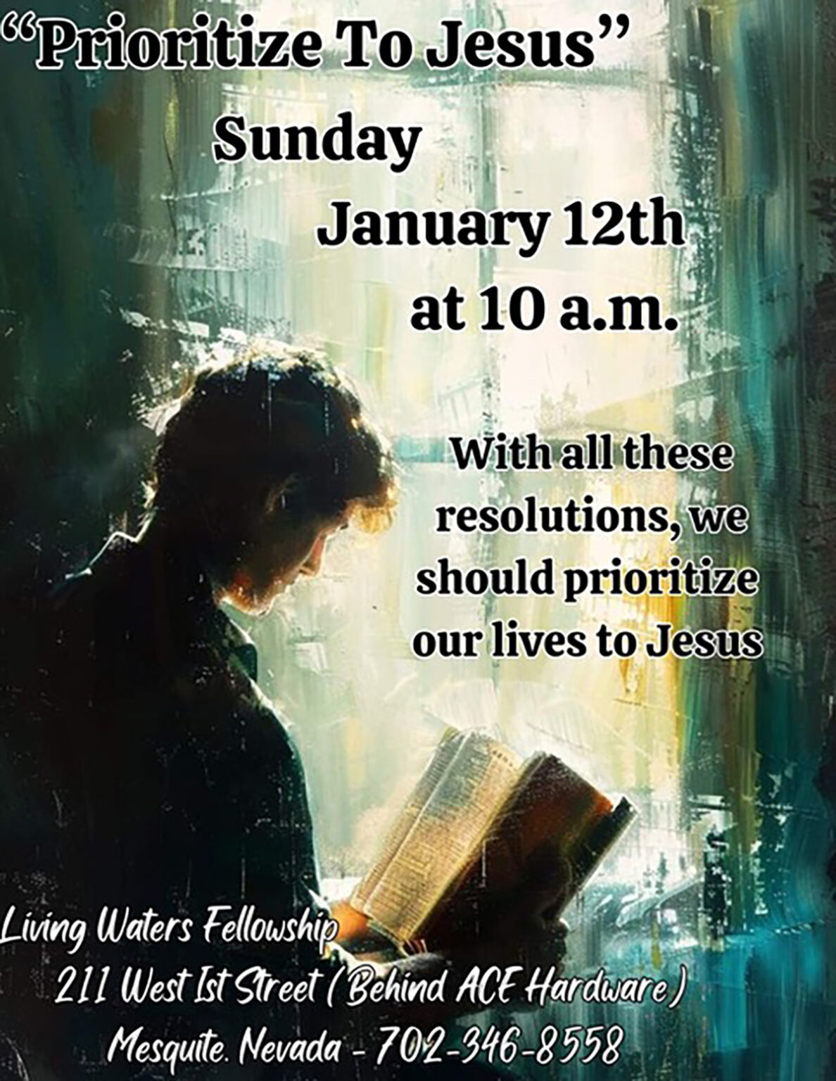 Prioritize to Jesus - Mesquite Living Waters